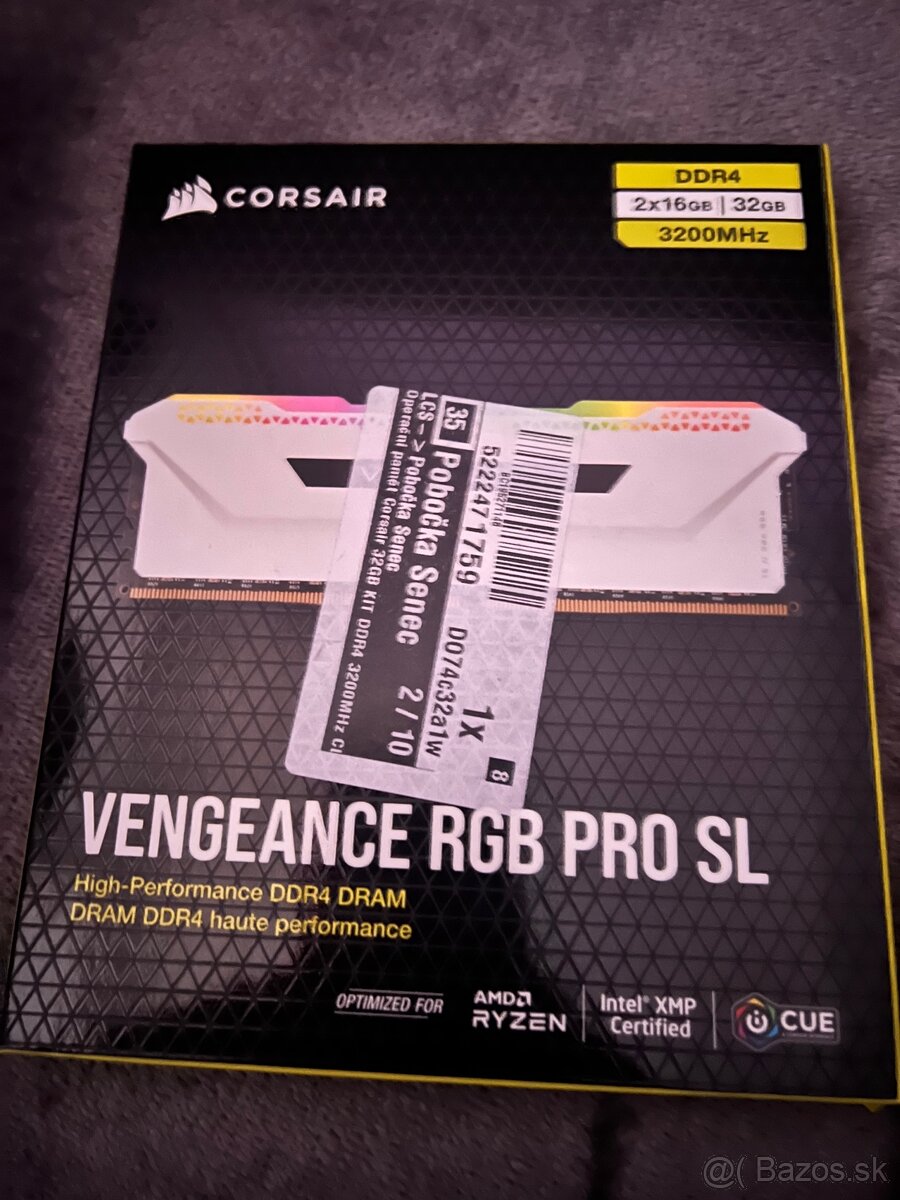 RAM Corsair Vengeance RGB Pro Sal - Bratislava | Bazoš.sk