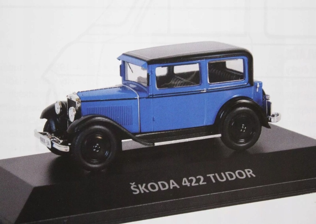 Predám kovový model Škoda 422 Tudor od DeA 1:43 - Kysucké Nové Mesto ...