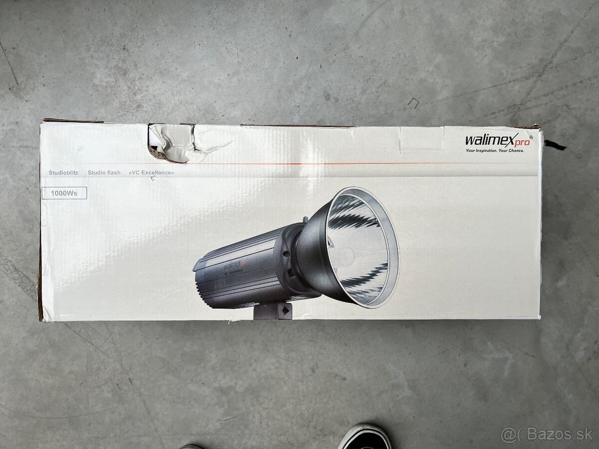 3x Blesk Walimex Pro Foto Excellence VC-400 / 1000 - Bratislava | Bazoš.sk