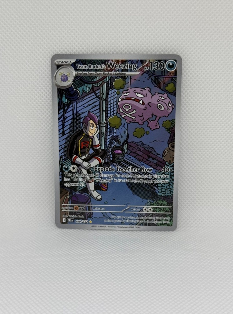Pokémon karta Team Rocket’s Weezing 199/182 – NMINT – ORIG - Košice ...