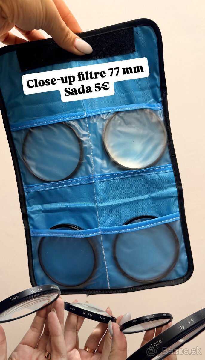 Close-up filtre 77 mm – sada - Bratislava | Bazoš.sk