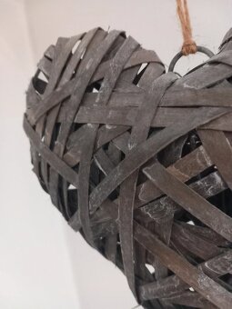 Staršie vypuklé lykové srdce po mamine 25x22x6 cm - Bratislava | Bazoš.sk