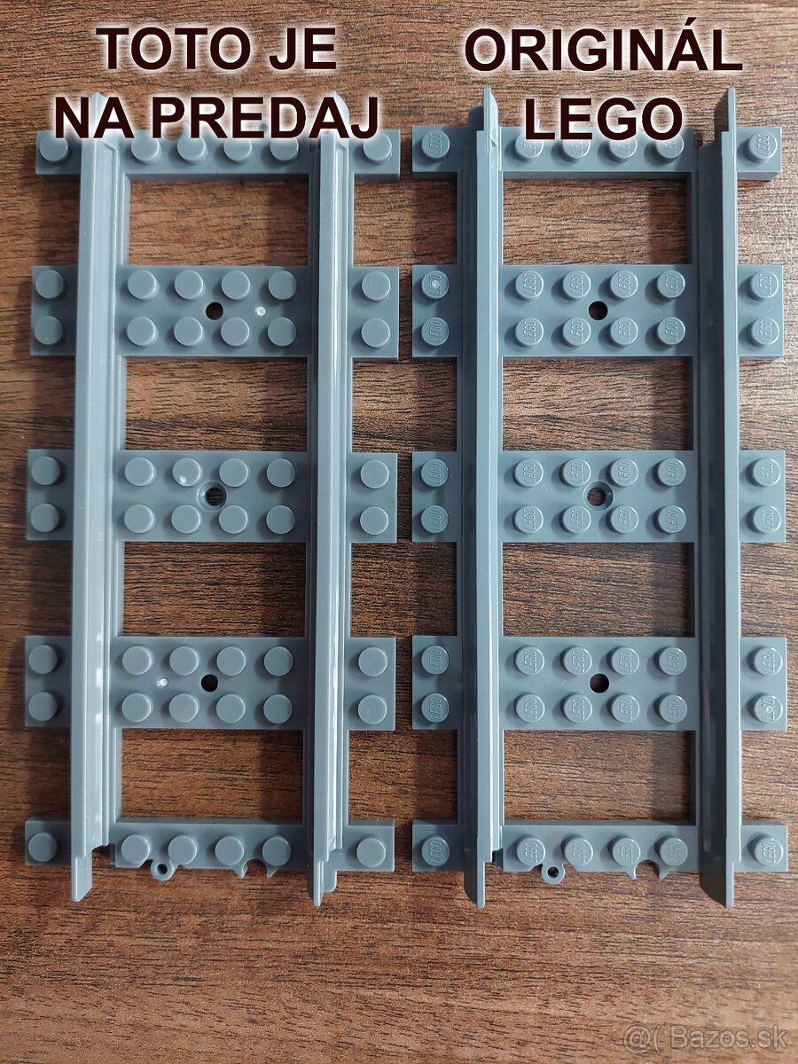 70ks LEGO Vlak - Rovné koľajnice - Košice | Bazoš.sk