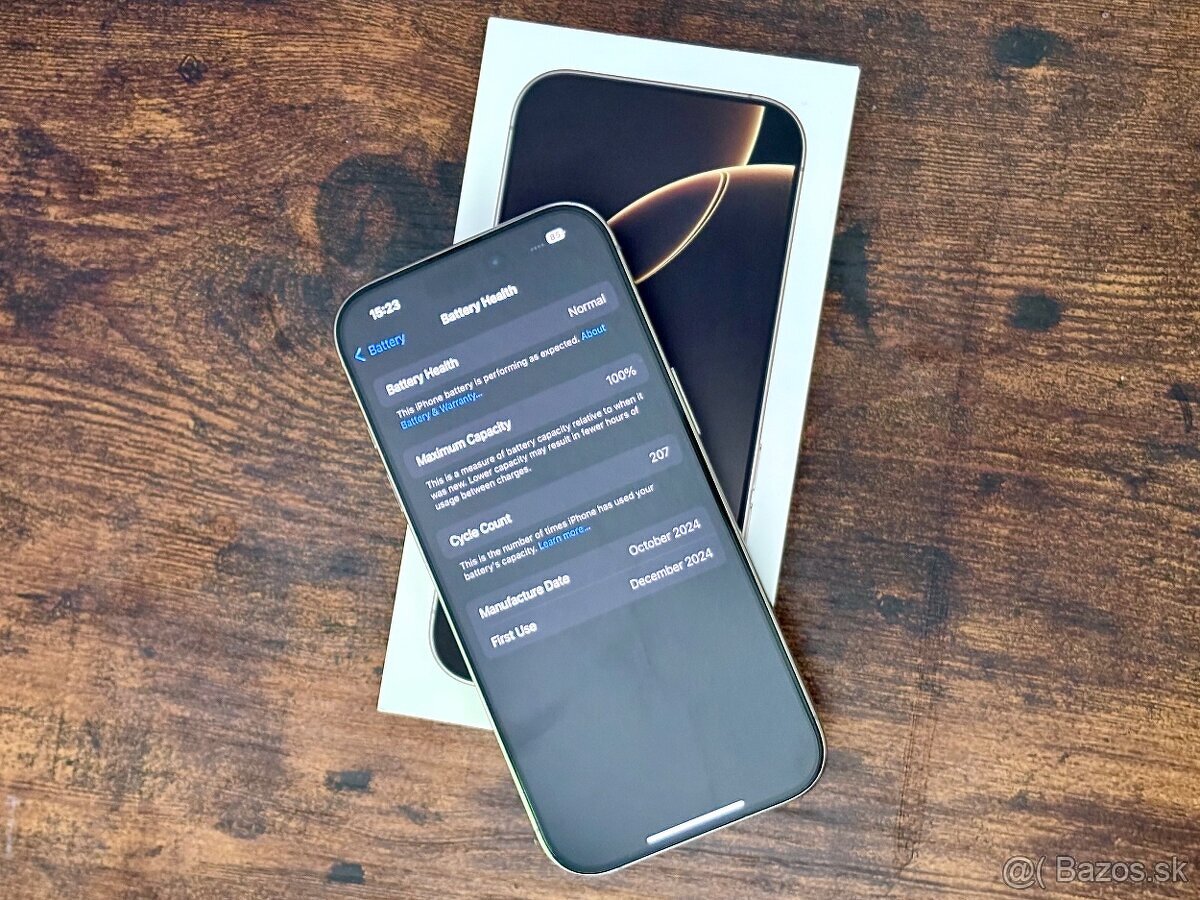 Predm Apple iPhone 16 Pr 256GB Natural Titanium - Prešov | Bazoš.sk