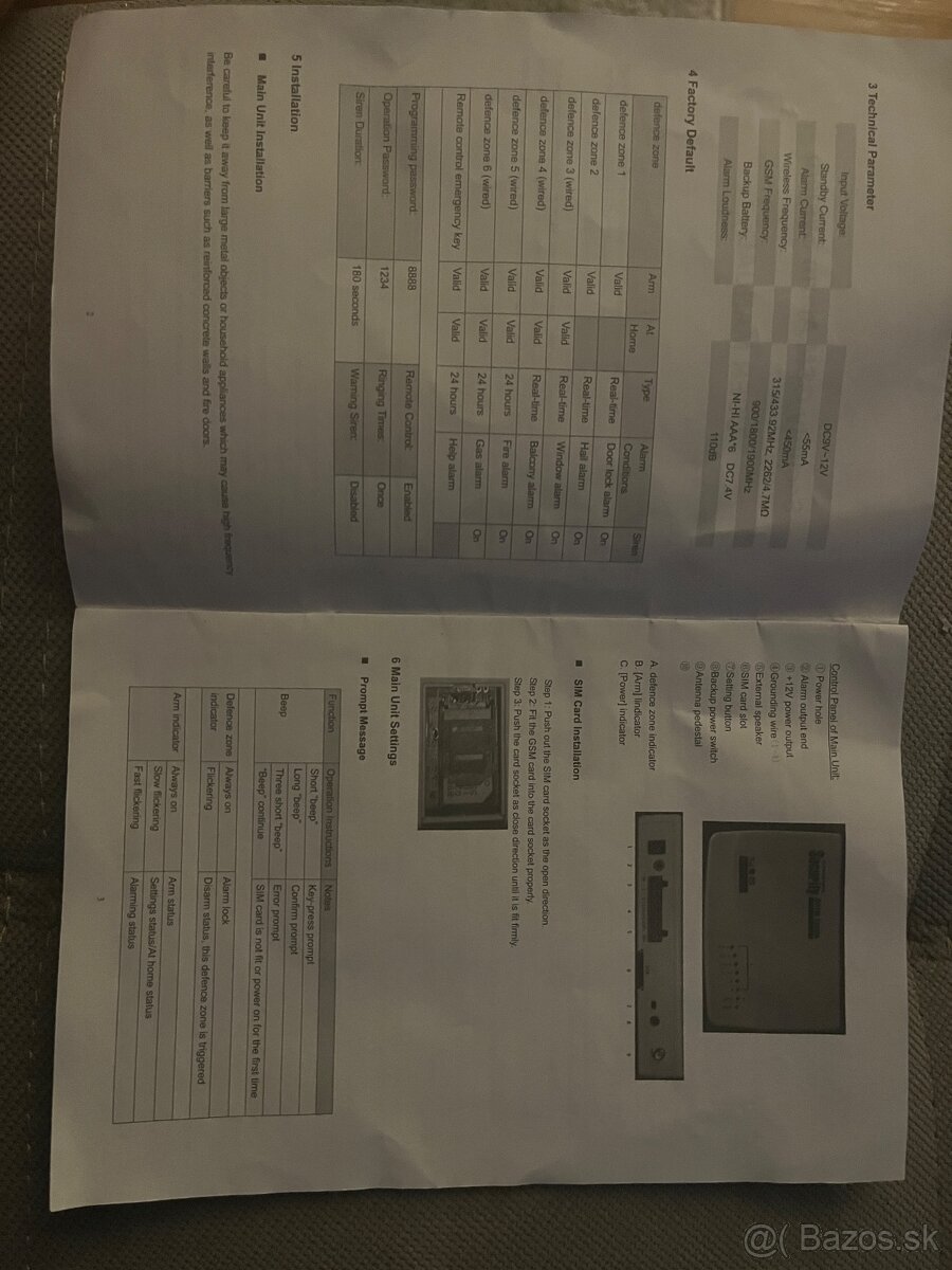 Predam GSM alarm - Levoča | Bazoš.sk