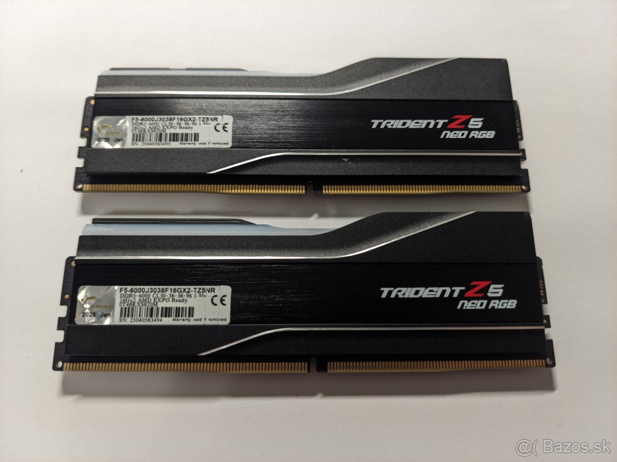 G.SKILL Trident Z5 Neo RGB DDR5 32GB KIT (2x16) 6000MHz CL30 - Košice ...
