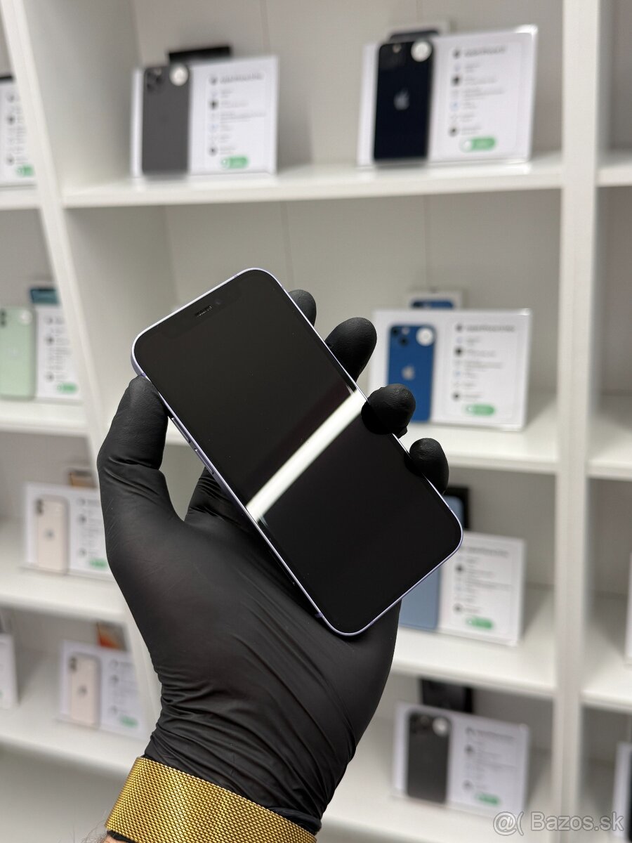 ZÁRUKA 2 ROKY / Apple iPhone 12 Mini 64GB Purple, 100% - Prešov | Bazoš.sk