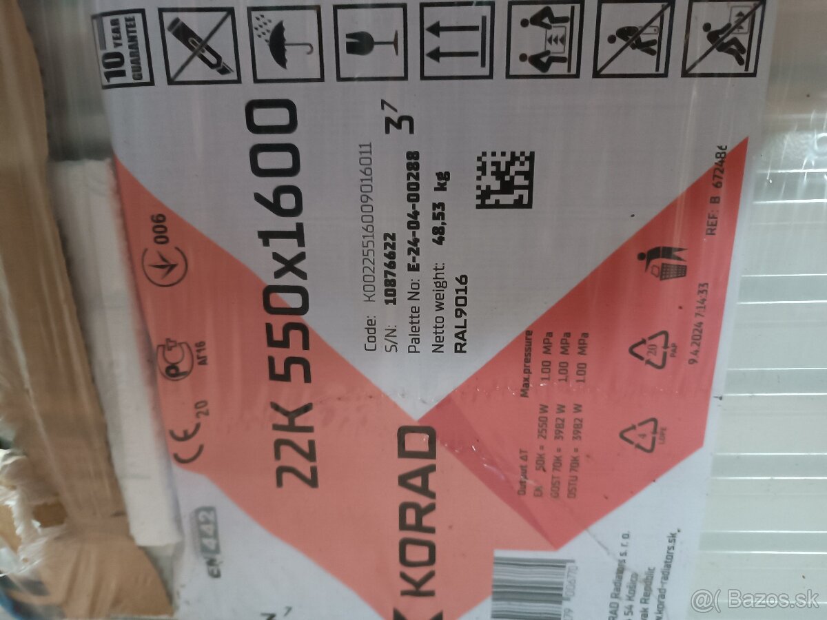 Radiátor Korado 160cm - Banská Bystrica | Bazoš.sk