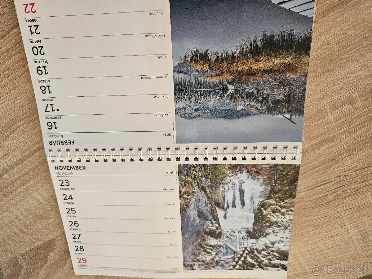 Kalendar 2026 - Nitra | Bazoš.sk