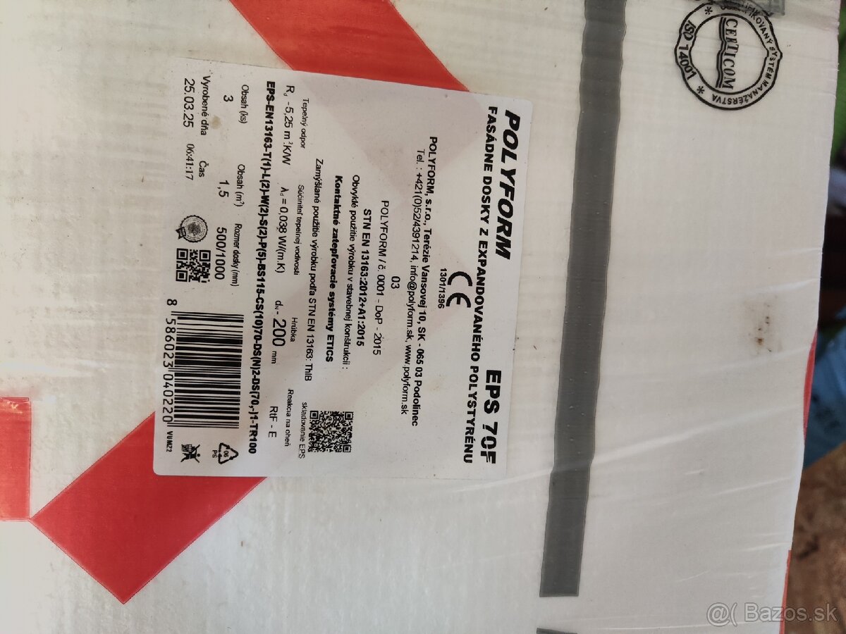 Polyform EPS 70F 20 cm - Košice-okolie | Bazoš.sk