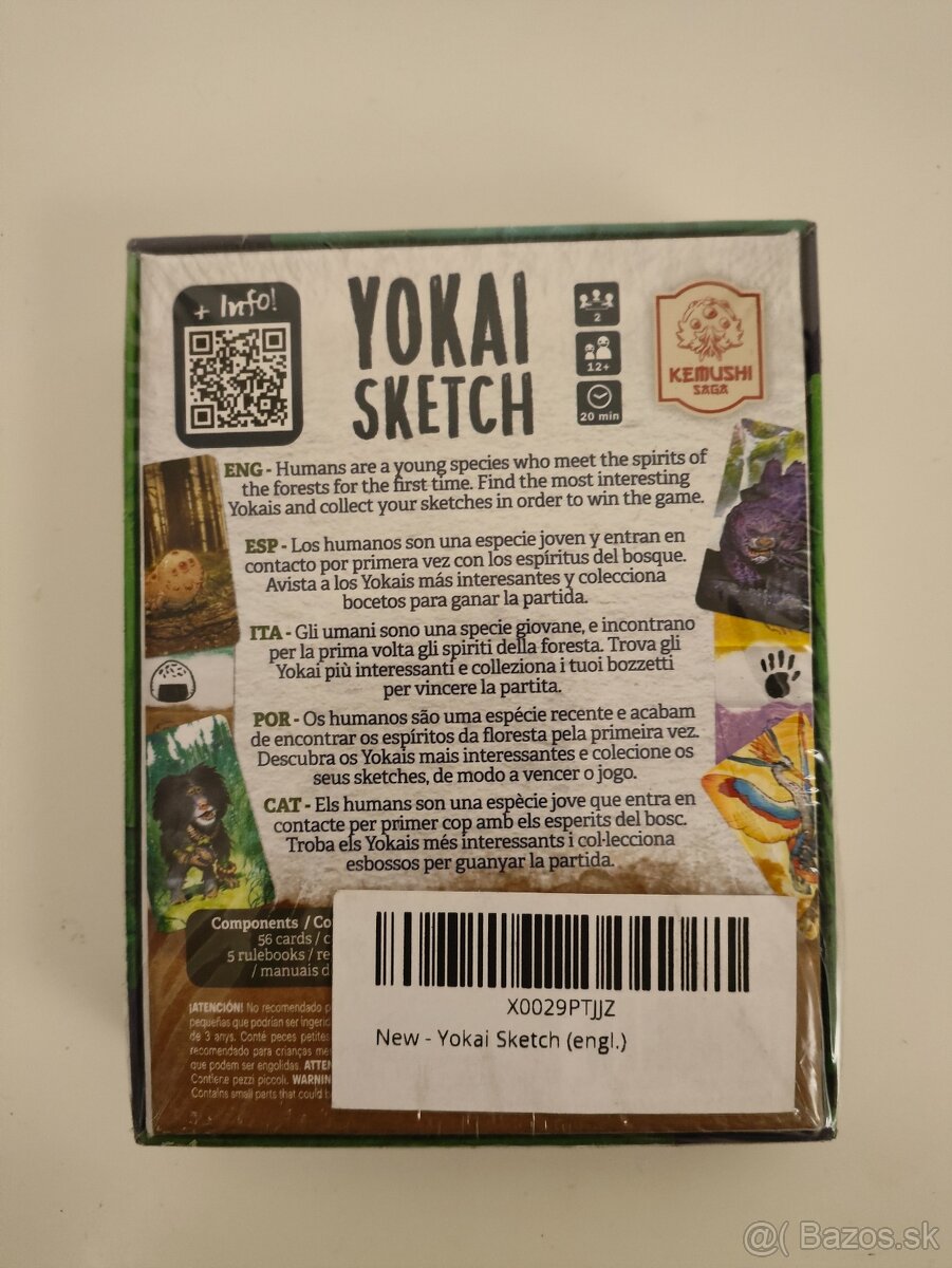#L0113 Spoločenská hra Yokai Sketch (nová, zabalená) - Žilina | Bazoš.sk