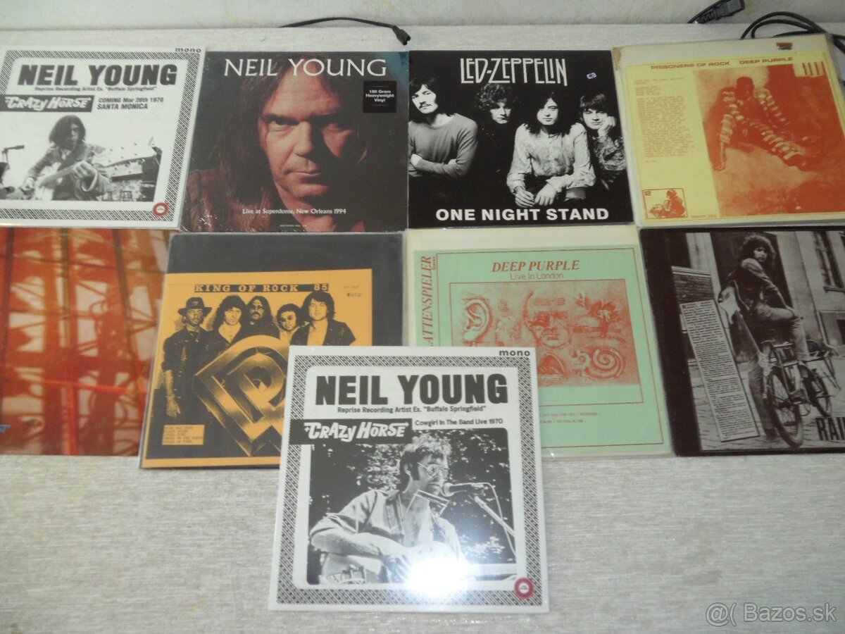 LP Vinyl Led Zeppelin Pink Floyd Beatles The Who Deep Purple - Nové ...