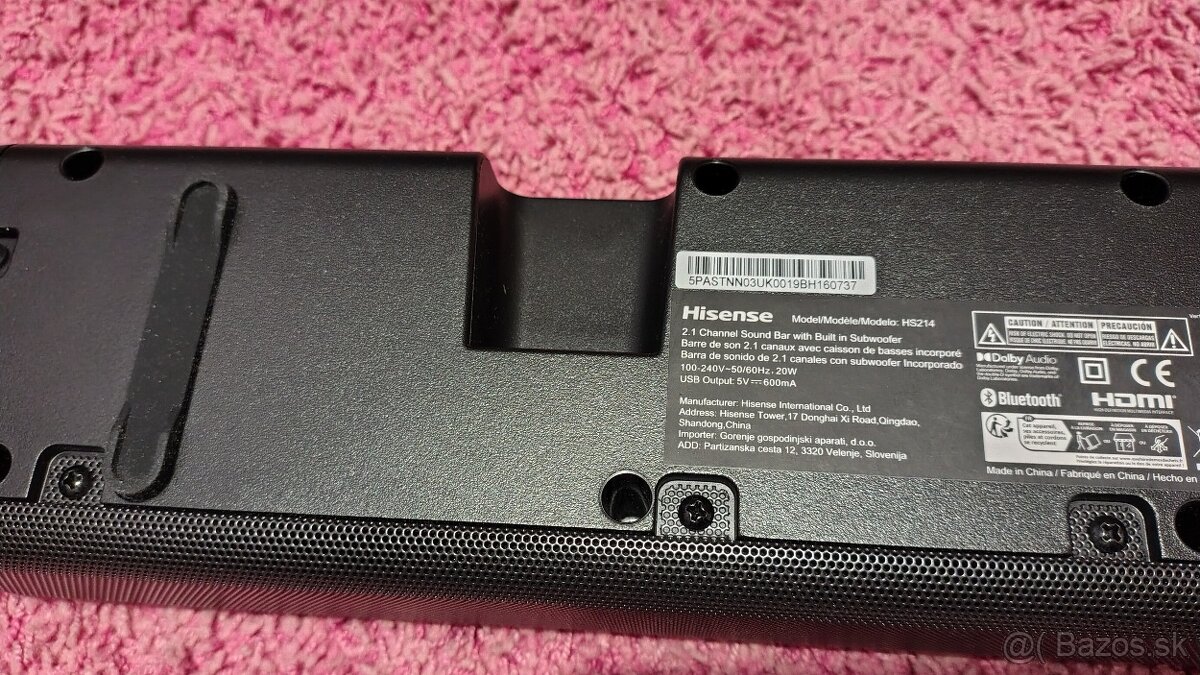 Hisense soundbar - Lučenec | Bazoš.sk