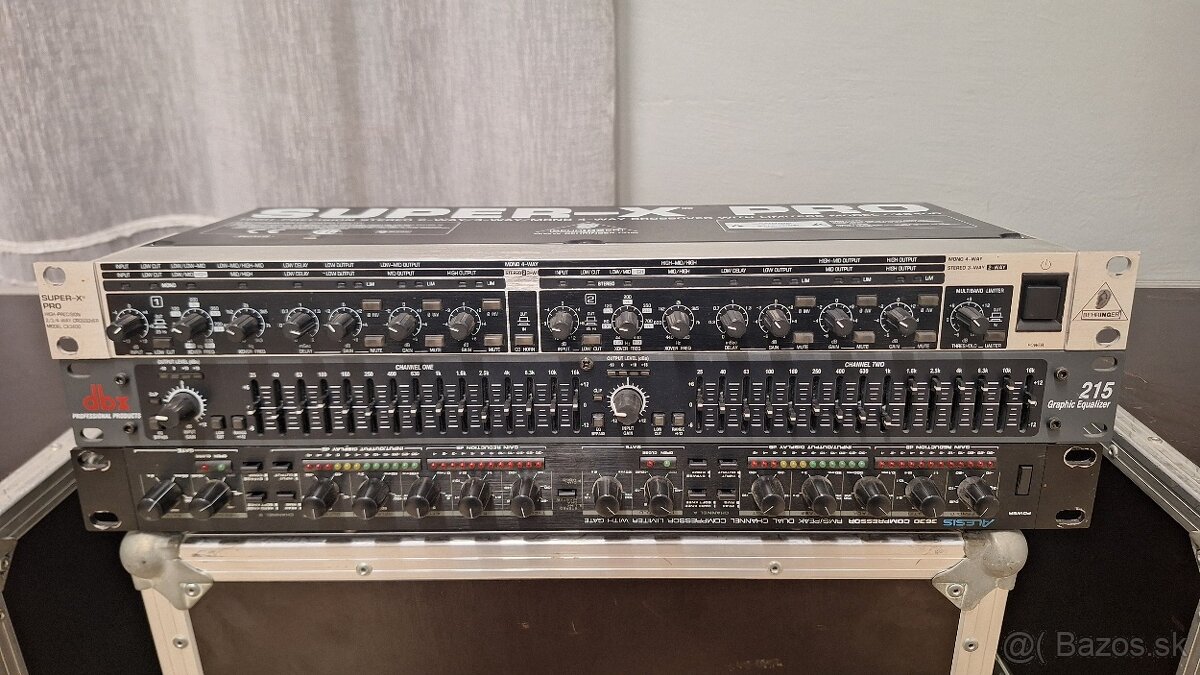 Predam equalizer dbx 216 a Procesor/limiter alessis 3630 - Stará ...
