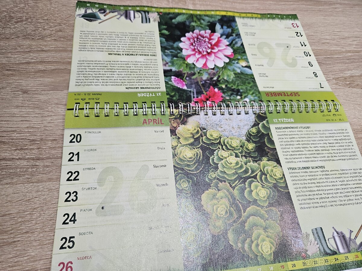 Kalendar zahradkar - Nitra | Bazoš.sk