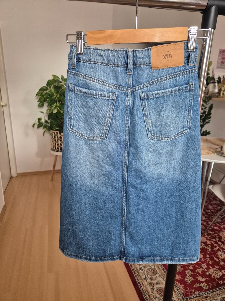 Zara dlhá riflova sukňa veľkosť 134 cm 9years - Bratislava | Bazoš.sk