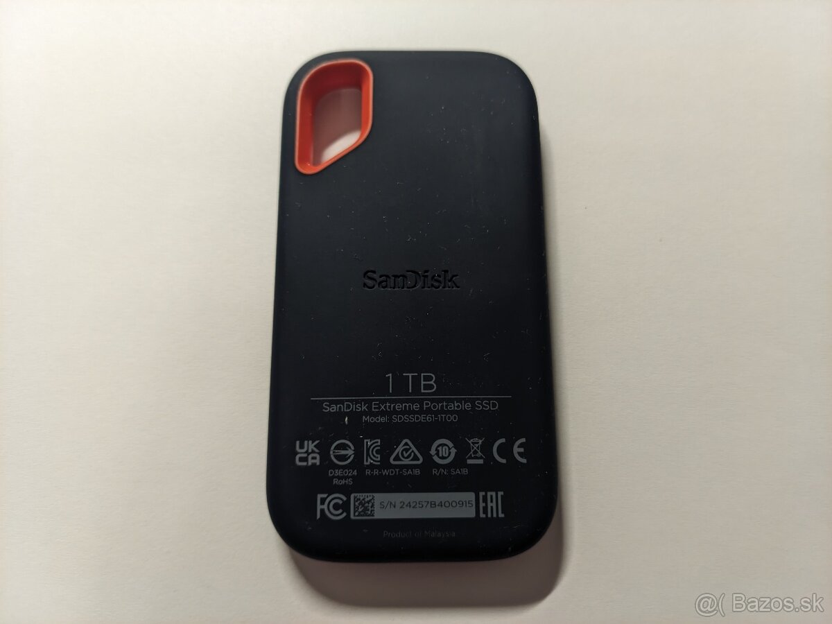 SanDisk Extreme Portable SSD 1TB - Bratislava | Bazoš.sk
