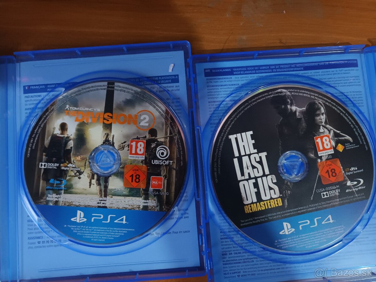 Predam hry na ps4:the last of us, tom clancy's thedivision - Nitra ...
