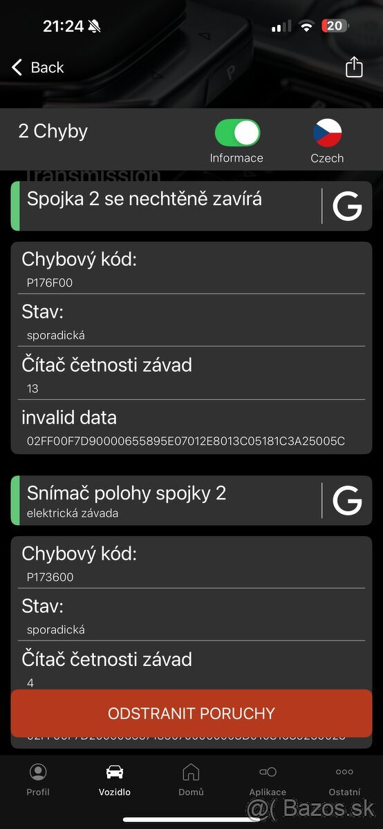 Oprava mechatroniky DQ381 / DQ500 0GC927711 - Zvolen | Bazoš.sk
