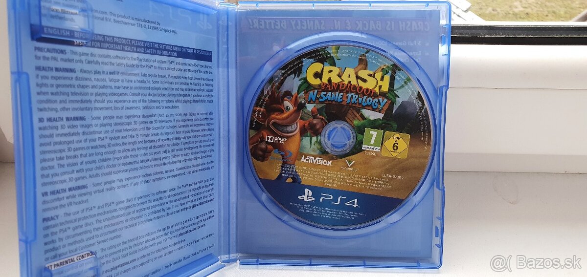 Crash bandicoot N-sane trilogy ps4 - Trebišov | Bazoš.sk