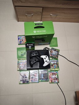 Xbox one 500GB+kinect, 3ks ovládač, 11hier - Hlohovec | Bazoš.sk