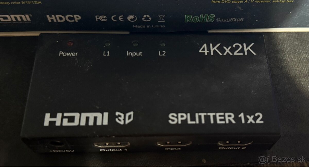 4K HDMI Splitter 1x2 - Banská Bystrica | Bazoš.sk