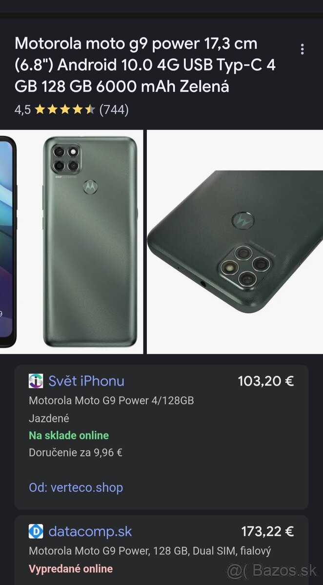 Motorola g9 power - Bratislava | Bazoš.sk