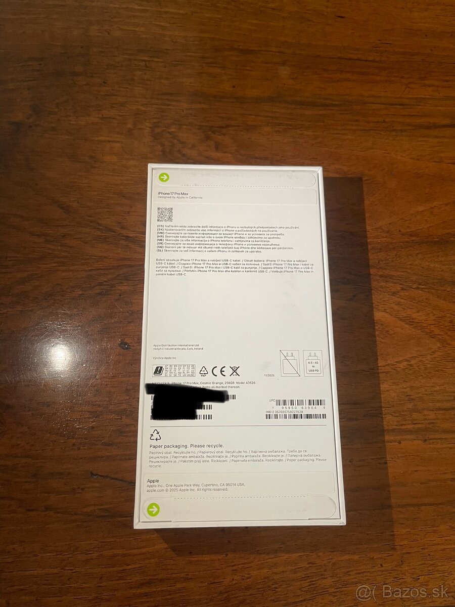 Apple iPhone 17 Pro Max 256GB kozmicky oranžový - Žilina | Bazoš.sk
