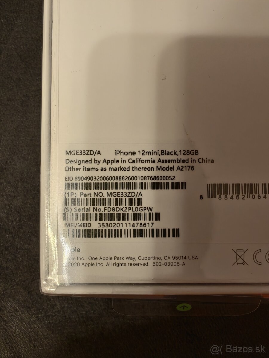 Apple iPhone 12 mini Black 128 GB - Levice | Bazoš.sk