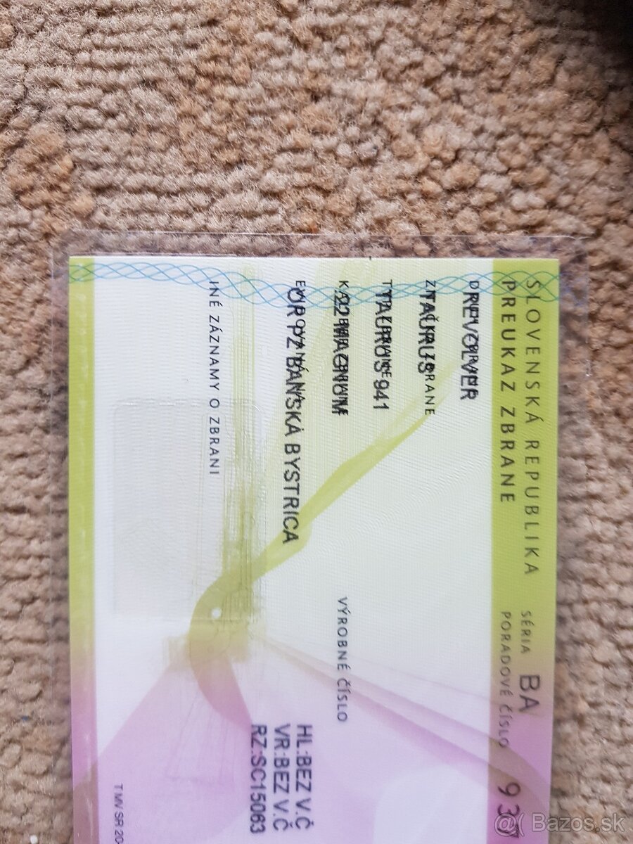 zachovalý revolver Taurus 22WMR - Banská Bystrica | Bazoš.sk