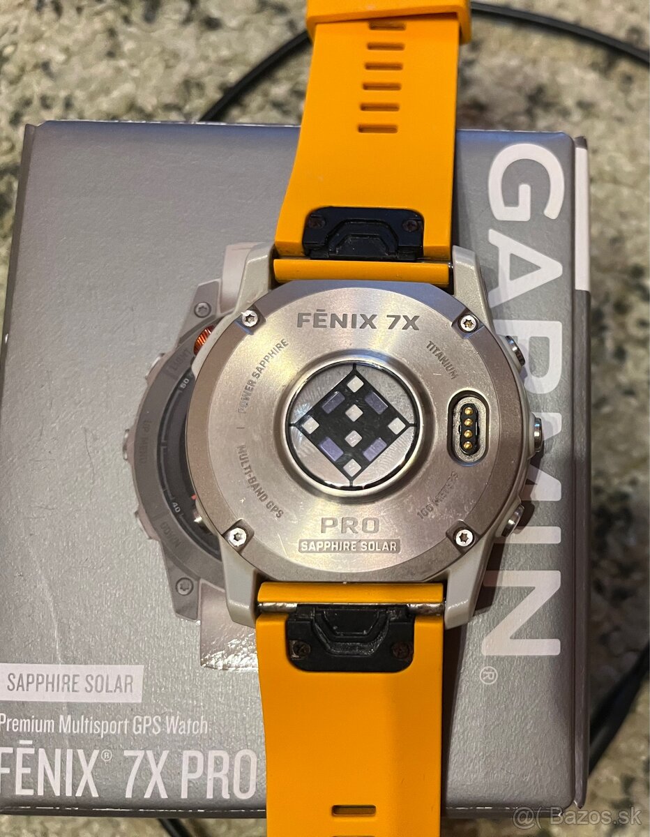 Garmin fenix 7X Pro Sapphire Solar - Titan - Poprad | Bazoš.sk