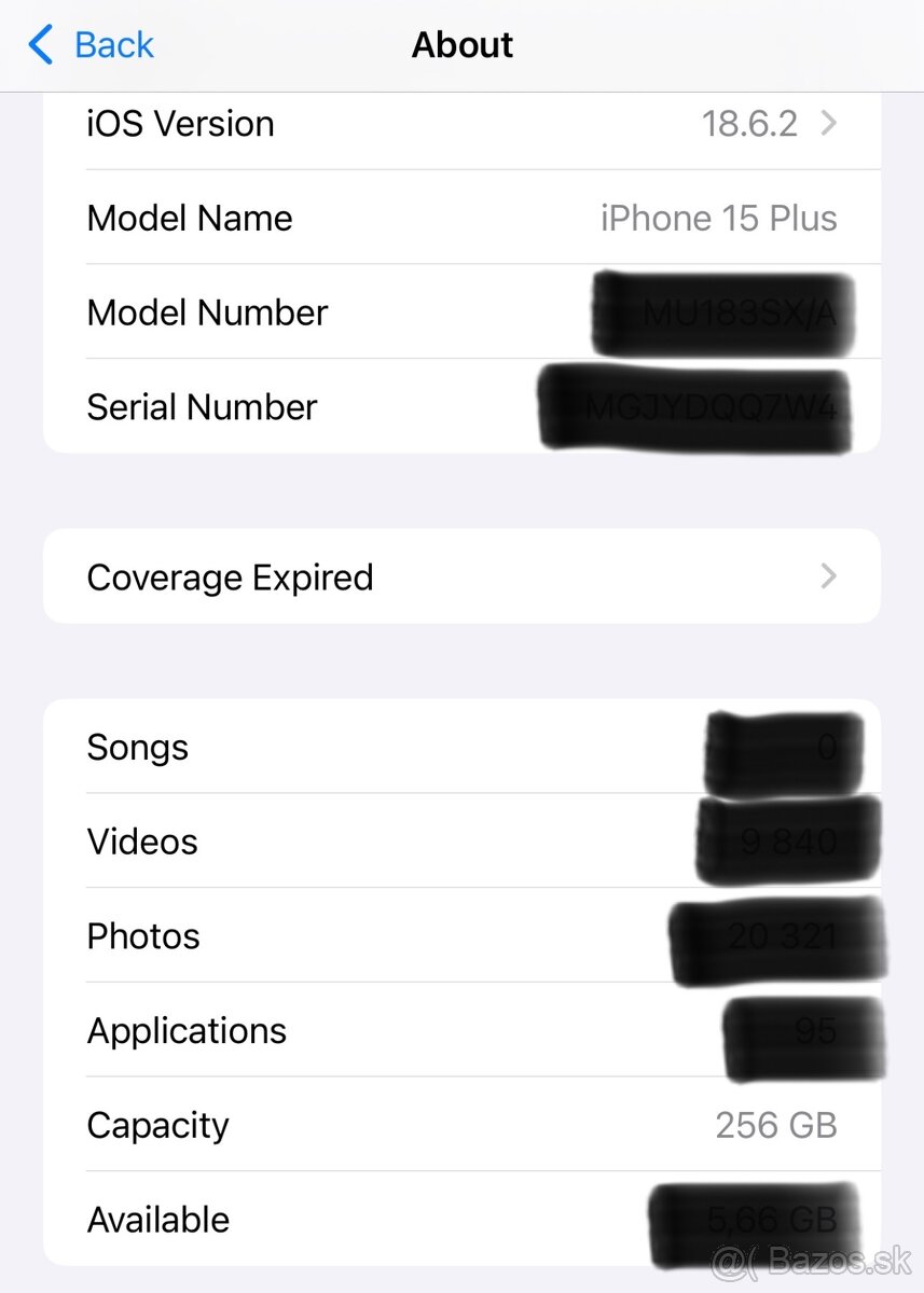 iPhone 15 plus 256 GB, battery 85% - Bratislava | Bazoš.sk
