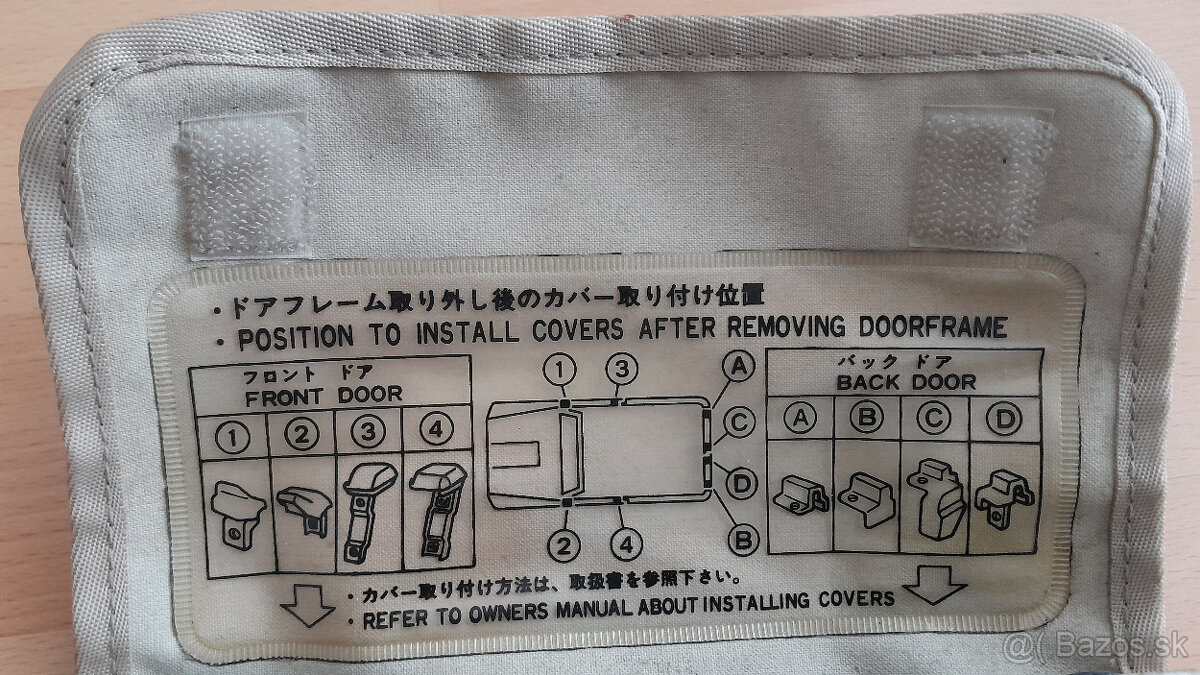 Predám tesnenia na Landcruiser Hardtop pre jazdu bez strechy ...