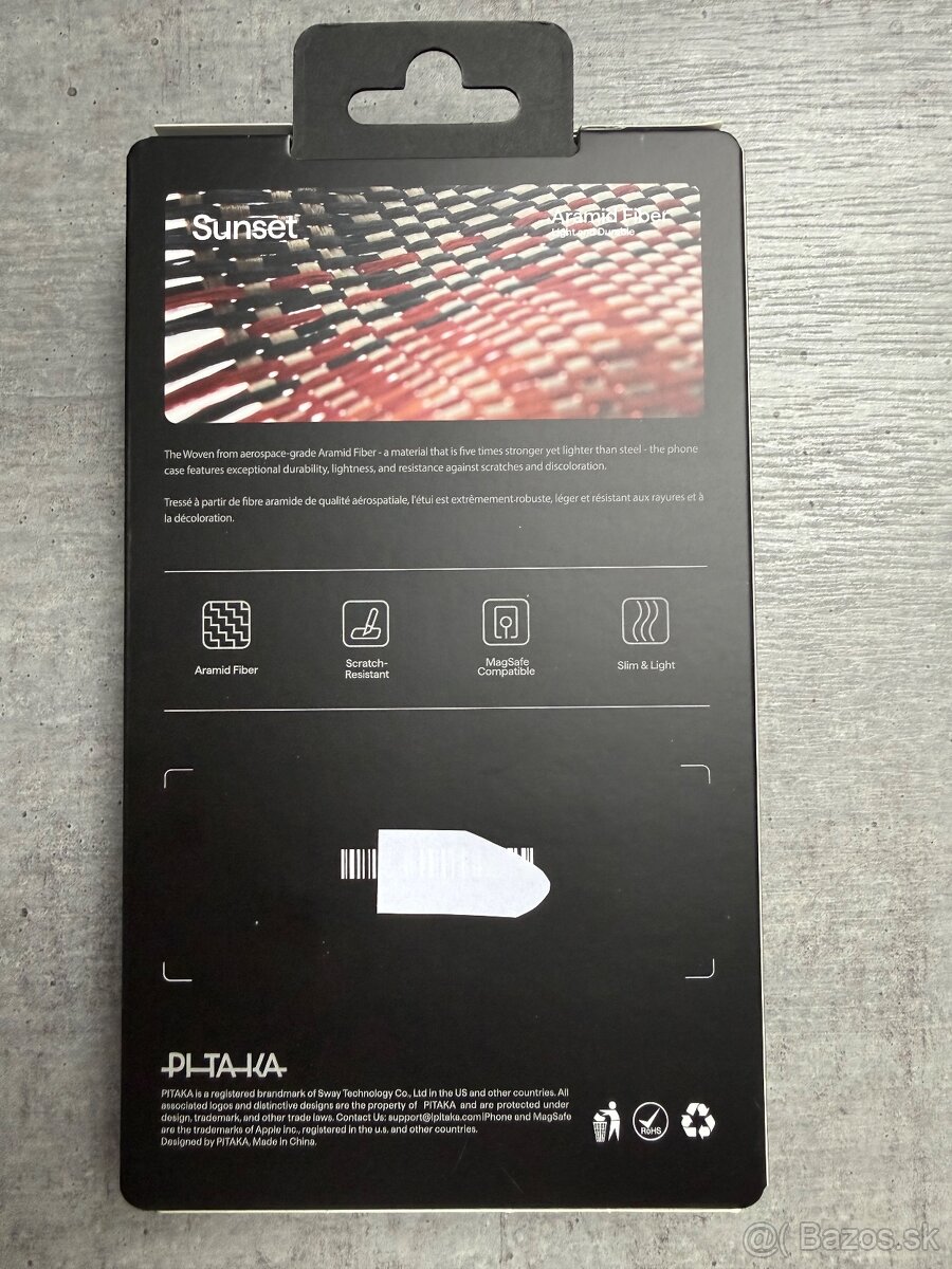 Kryt PITAKA Military-Grade Sunset pre iPhone 16 Pro – NOVÝ - Bardejov ...