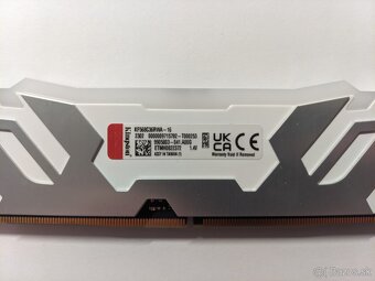 Kingston FURY Renegade White RGB DDR5 16GB 6800MHz CL34 - Košice | Bazoš.sk