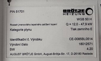 Plynový nástěnný kondenzační kotel WGB 50 H - Česká republika | Bazoš.sk