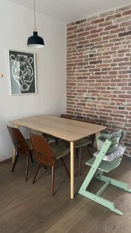 Stôl LISABO (ikea) jaseňová dyha, 140x78 cm - Bratislava | Bazoš.sk