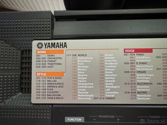 Predám elektrický klavír Yamaha PSR F50 - Košice | Bazoš.sk