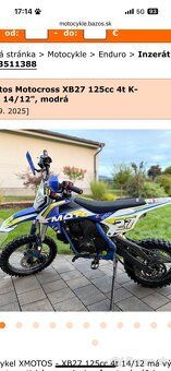 Predám minibike 125 v zachovalom stave - Dolný Kubín | Bazoš.sk