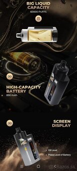 Jednorazové elektronické cigarety vape Vapomesi Caml - Košice-okolie ...